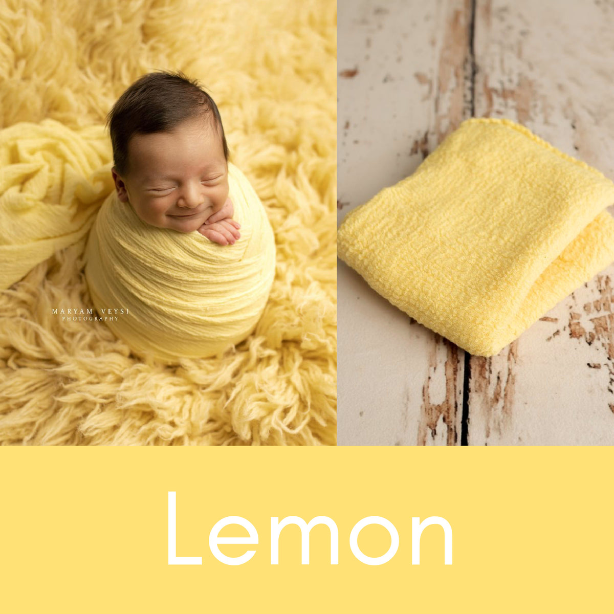 Lemon Double Length Wrap – Red Owl Photo Props