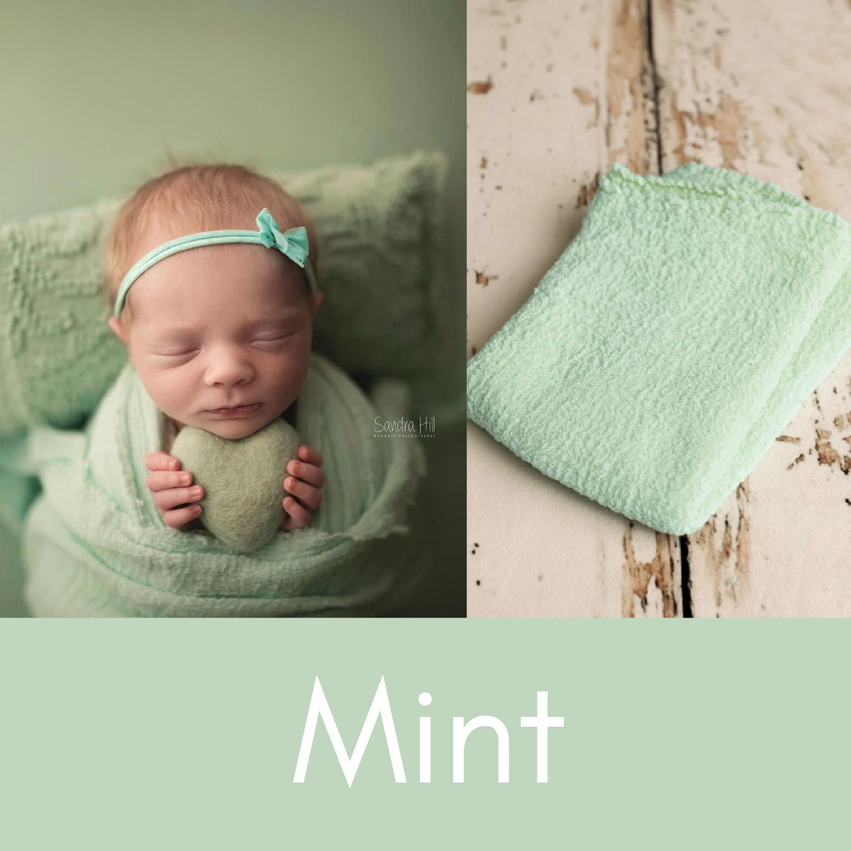 Mint Double Length Wrap – Red Owl Photo Props