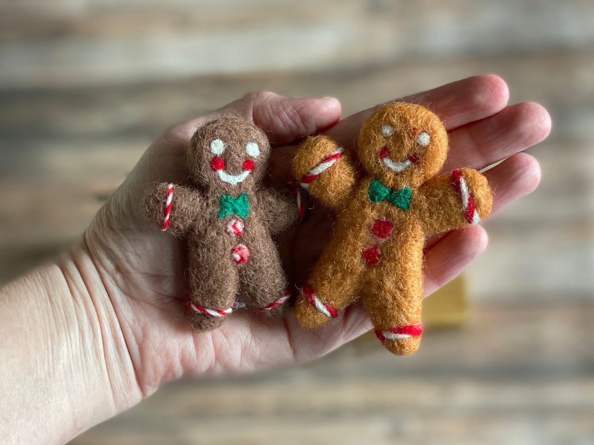 Felt Gingerbread Man & Wrap Sets – Red Owl Photo Props